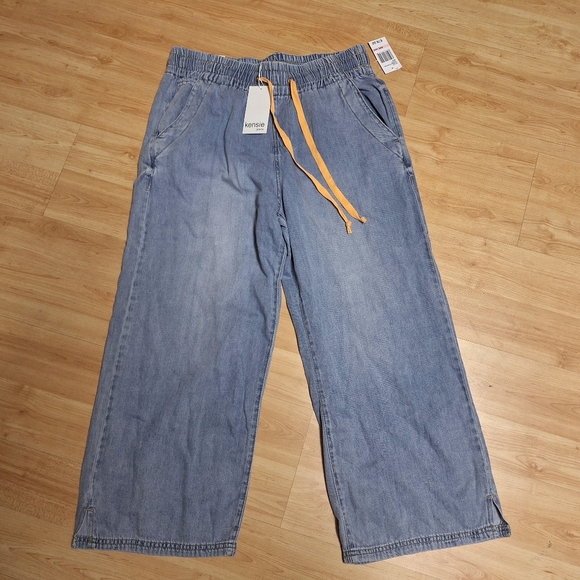 Kensie | Jeans | Nwt Kensie The High Rise Wide Leg Ankle Lightweight ...